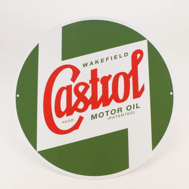 CASTROL CLASSIC METALL SCHILD RUND 400mm